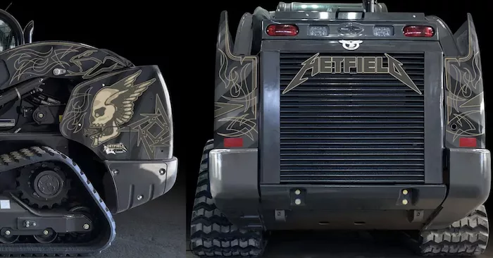 Case Debuts Heavy Metal Hetfield Limited Edition Compact Track Loader
