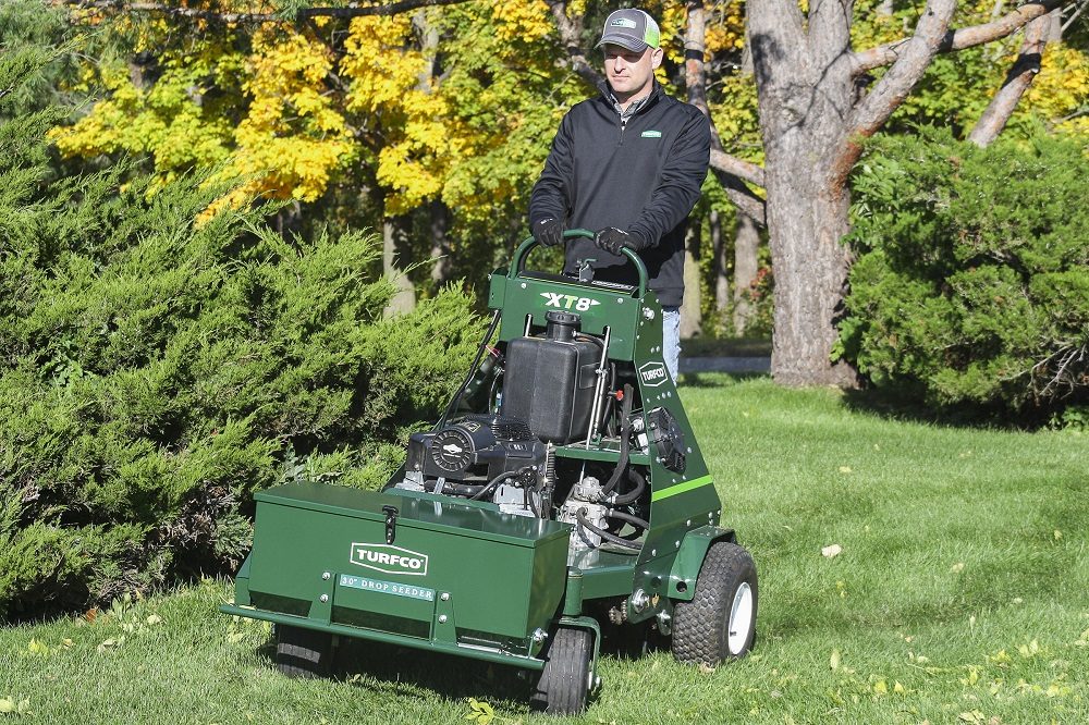 New Seeder Attachment Available for Turfco's TurnAer XT8