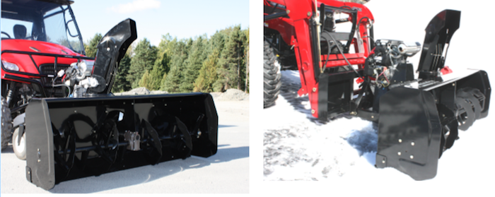 Bercomac Universal UTV Sweeper and Snowblower